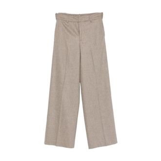 Pantaloni Torino Wide Hosen - - Trousers - Damen - Beige - M