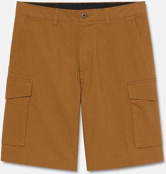 Timberland Brookline Cargoshorts aus Popeline f&uuml;r Herren in Dunkelgelb, Herren, Gelb, Gr&ouml;&szlig;e