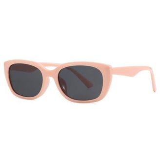 Generic Lunettes De Soleil Unisexes &Agrave; Monture Fine For Les Vacances, D&eacute;placements Et La Conduite(Pink)