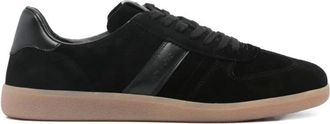 Tom Ford Homme, Chaussures, Noir, Taille: 41 1/2 EU Baskets en Daim &agrave; Bas Prix