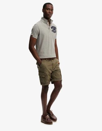 Superdry Core - Short cargo - Vert ciboulette