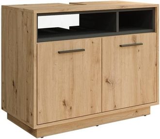Vicco Waschbeckenunterschrank Artisan Eiche/Anthrazit Beatrice 80x64x40 cm - Unterschrank f&uuml;r das Badezimmer, Zus&auml;tzlicher Stauraum direkt unter dem Waschbe