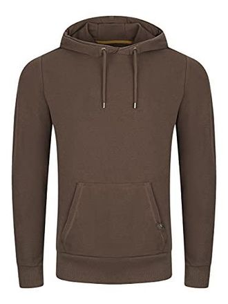 Riverso RIVTheo Sweat &agrave; capuche pour homme Coupe droite Noir Gris Vert Bleu Rouge Marron Tailles S M L XL XXL 3XL 4XL 5XL, Marron fonc&eacute; (21400), S