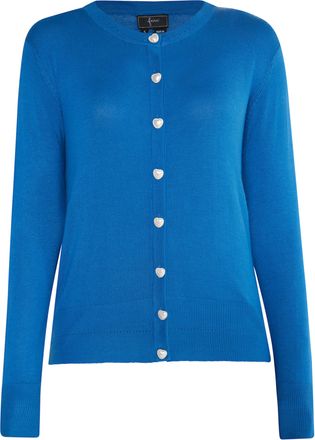 Faina Strickcardigan Damen blau