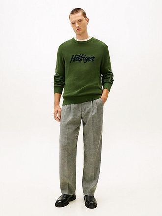 Tommy Hilfiger Pantalon Smart Casual à carreaux en laine