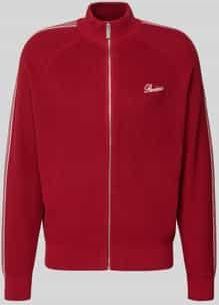 Review Regular Fit Jacke in Strick-Optik