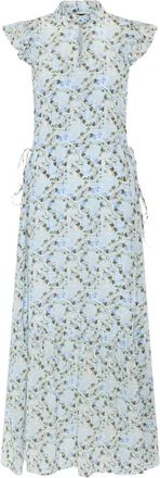 Bruuns Bazaar Femme, Robes, Bleu, Taille: 42 FR Maxi Dress