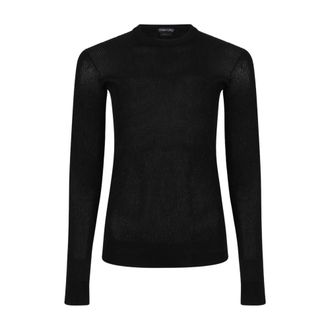 Tom Ford Round-Neck Strickwaren - - Knitwear - Damen - Schwarzk - S