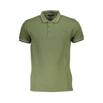 Cavalli Gr&uuml;nes Baumwoll Herren Polo Shirt - - Tops - Herren - Gr&uuml;n - 2XL