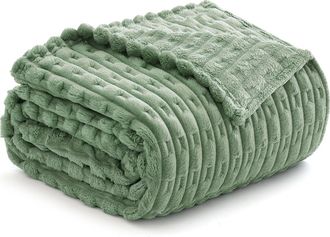 Miulee Kuscheldecke Flauschig Fleecedecke Decke Tagesdecke Sofadecke Flanell Einfarbig Wohndecken Warm Weich Überwurf Mikrofaser Blanket Für Bett Sofa Schlaf