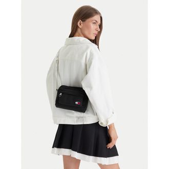 Tommy Jeans Handtasche Tommy Jeans Tjw Ess Daily Crossover AW0AW18462 Schwarz