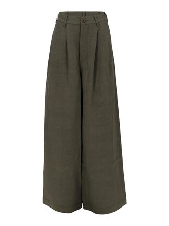 Uma Wang Pantalons D&eacute;contract&eacute;s - Gris