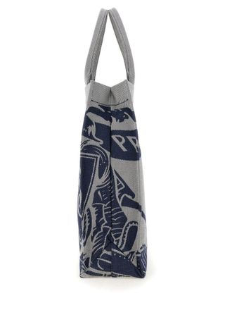 Burberry Canvas Tote Bag - Gray