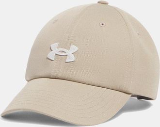 Under Armour Blitzing Verstellbare Kappe für Damen City Khaki / Weiß Quartz EINHEITSGRÖSSE