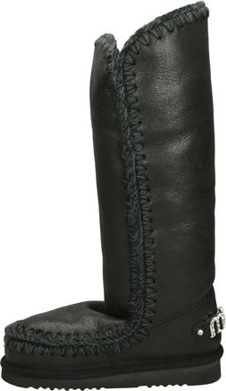 Mou Femme, Chaussures, Noir, Taille: 36 EU Eskimo 40 Rhinestones Logo