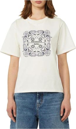 Max Mara Femme, Tops, Blanc, Taille: 42 FR Wkdwest T-shirt