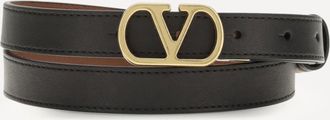 Valentino Garavani Smooth leather reversible Belt Female 80