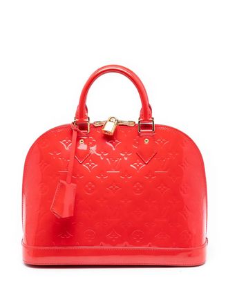 Louis Vuitton 2012 Monogram Vernis Alma PM handbag - Rot