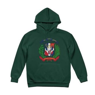 Generic Sweat &Agrave; Capuche Dominicain Embl&egrave;me National pour Hommes Adultes Et Adolescents Doublure Polaire Sweatshirt pour Patriotes Hoodie Hommes Femmes Pull &Agrave; 
