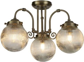 Searchlight Applique murale classique Belvue Laiton antique - 32593-3AB