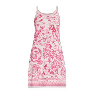 Versace Kleid mit Barocco-Muster - - Dresses - Damen - Rosa - M