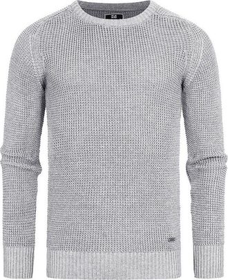 R-Neal Rundhalspullover Business Strickpullover Herren Rundhals Pullover Strick Pulli S - 3XL