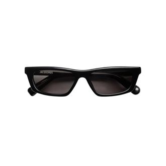 Jacquemus unisex, Accessoires, Noir, Taille: 55 MM Sac Bandoulière Élégant en Noir