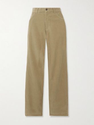 Fortela Juniper Hose Mit Geradem Bein Aus Baumwollcord - Grün