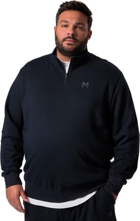 Men Plus Herren große Größen Übergrößen Menswear L-8XL Men+ Sweat-Troyer, Basic, Zippkragen, bis 8 XL dunkel Marine 3XL 834856730-3XL
