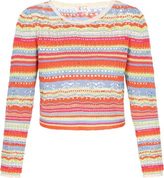 Izia Pullover Frauen orange mehrfarbig