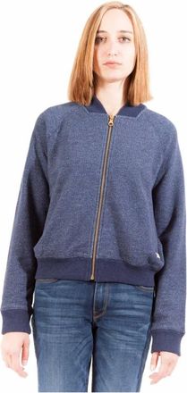 GANT Femme, Vestes, Bleu, Taille: 36 FR Long Sleeve SweaT-shirt