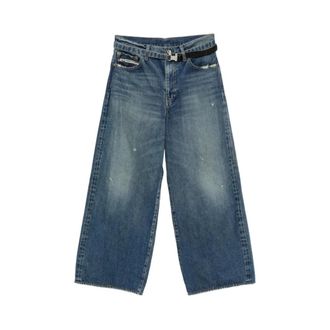 sacai Weite Jeans aus Denim - - Jeans - Herren - Blau - S
