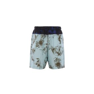 Dries Van Noten Homme, Maillots de bain, Vert, Taille: S Piperi Swim Shorts