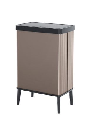 Curver Abfalleimer Verto, Altrosa, Kunststoff, 54 L, 26.5x68.7x43.5 cm, K&uuml;chen, K&uuml;chenausstattung, M&uuml;lleimer