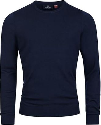 Kronstadt KSJohannes Pull en laine m&eacute;rinos Crew Knit pour homme 100 % laine m&eacute;rinos | Pull dhiver pour homme, Sky Captain, M