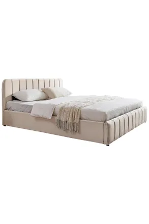 Boxxx Polsterbett, Beige, Holz, Pappel, massiv, 180x200 cm, Stoffauswahl, in verschiedenen Gr&ouml;&szlig;en erh&auml;ltlich, Schlafzimmer, Betten, Polsterbetten