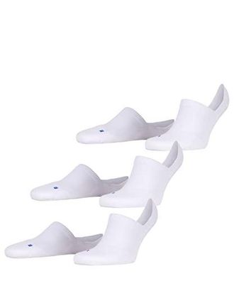 Falke Cool Kick Invisible 3-Pack U IN respirantes unies lot de 3 paires, Chaussettes invisibles Mixte, Blanc (White 2000), 42-43