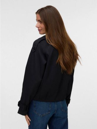 Vero Moda Kurzjacke VMCHELSEA MADDY SHORT JACKET Kunstfaser, im Trenchcoat Style