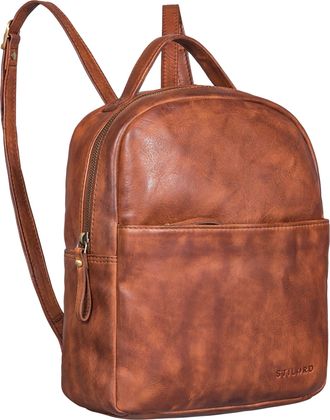 STILORD Kayla Damen Rucksack Leder Elegant klein - Lederrucksack Rucksackhandtasche Vintage Daypack Handtasche City Ausgehen Shopping Freizeit Echtleder, Farb