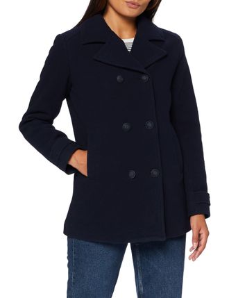 Armor Lux Damen Jacke, Blau (Rich Navy D85), Large (Herstellergröße: 52)