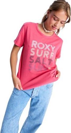 Roxy VL Oceanwave Regular - Short Sleeve T-Shirt for Women - T-Shirt &agrave; Manches Courtes - Femme - M - Rose