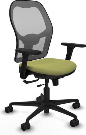 Piqueras y Crespo Jorquera verstellbarer Schreibtischstuhl mit 3D-Armen, h&ouml;henverstellbare Lendenwirbelst&uuml;tze, ausgestattet mit Syncro/Traslack und injiziertem Schaumst