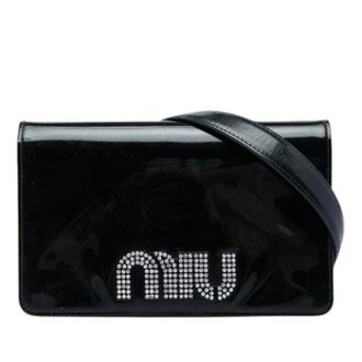 Miu Miu Pre-owned Leder Schultertasche - - Pre-owned - Damen - Schwarzk - ONE SIZE
