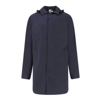 Aspesi Homme, Manteaux, Bleu, Taille: XL Parka &agrave; Capuche