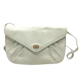 Celine Pre-owned Cuir sacs-celine - Femme - Pre-owned - Blanc - Taille: ONE Size