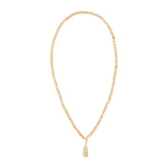 Alanui Verzierte geh&auml;kelte Halskette - - Accessories - Damen - Beige - ONE SIZE