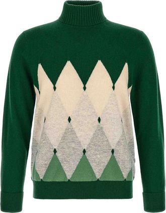 Ballantyne Pull Col Rond - Vert