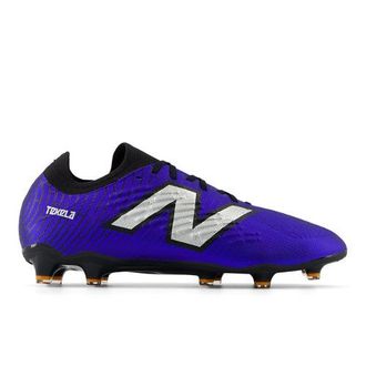 New Balance Unisex Tekela Magia Low Laced FG V4+ in Blau/Grau/Schwarz, Synthetik, Gr&ouml;&szlig;e 44