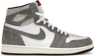 Nike Jordan Femme, Chaussures, Gris, Taille: 35 1/2 EU 1 Retro High OG Washed Black