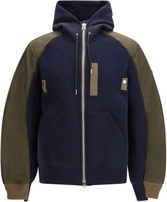 sacai Homme, Sweatshirts et sweats &agrave; capuche, Multicolore, Taille: M Cotton SweaT-shirt